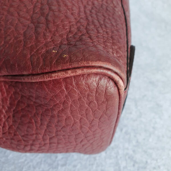Mulberry 2way bag Maroon Leather with Gold Hardware #OLLR-2 – Luxuy Vintage