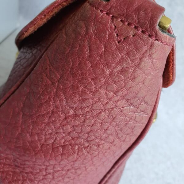 Mulberry 2way bag Maroon Leather with Gold Hardware #OLLR-2 – Luxuy Vintage